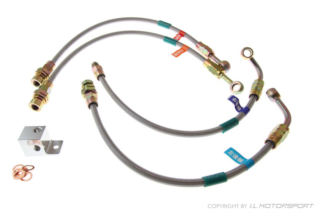 MX-5 Maruha Motors Super Lock stainless brakeline set