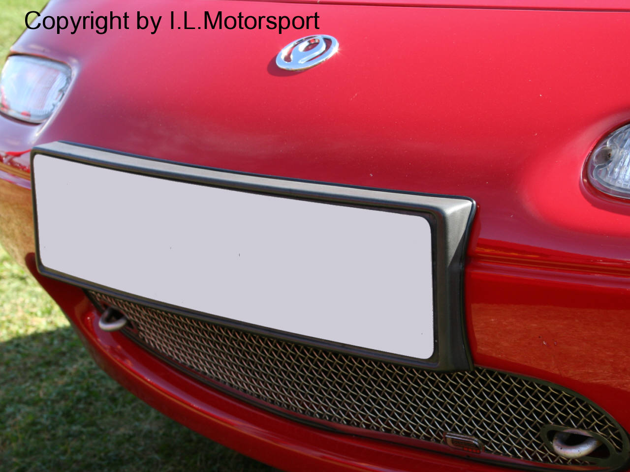 MX-5 Numberplate Plinth Plastic Black