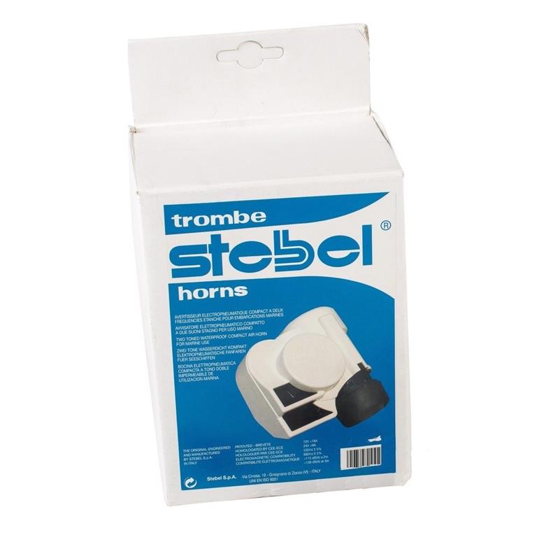 MX-5 Stebel Nautilus Compact Tuning Marine Airhorn White…