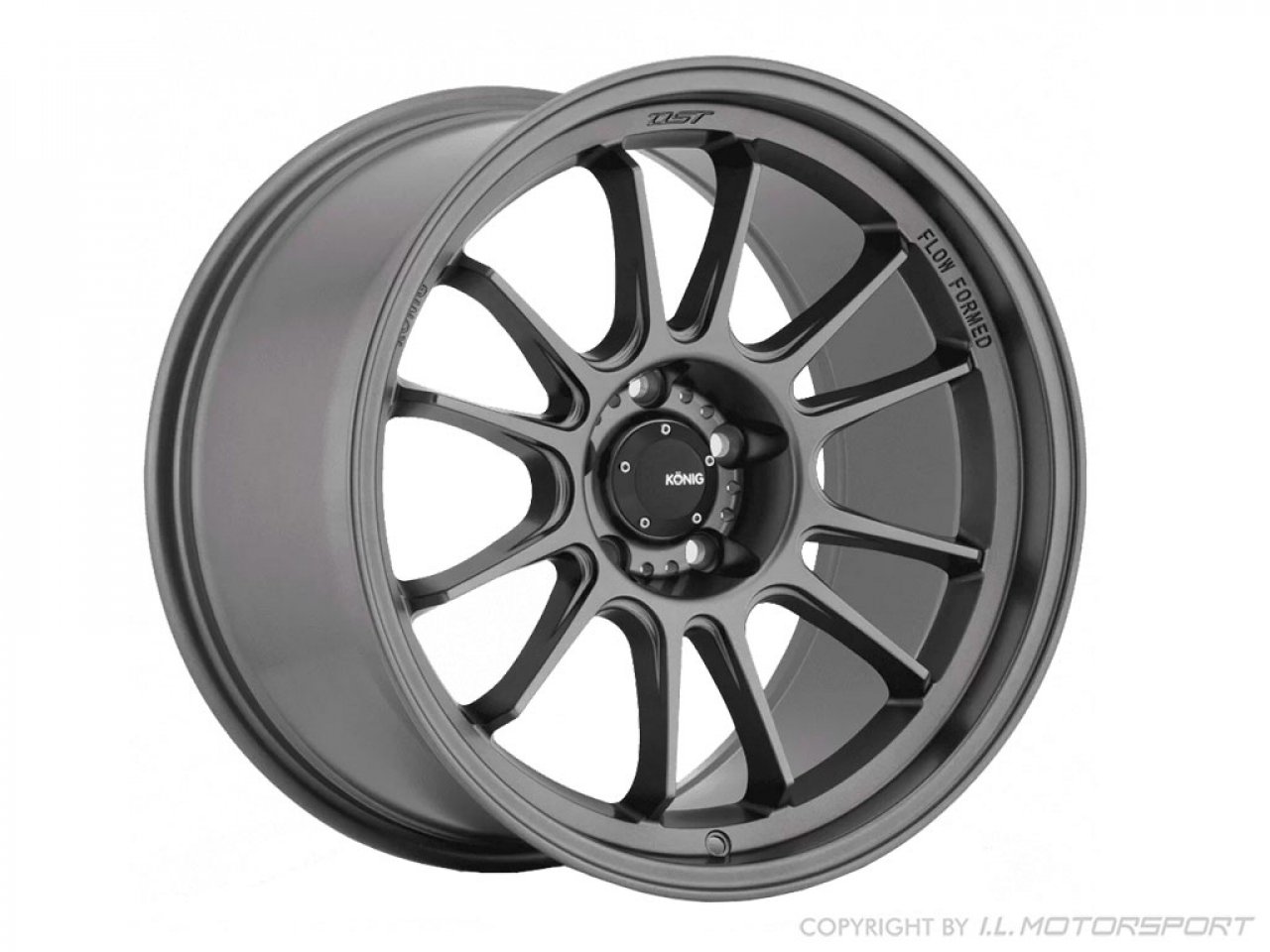 König Wheels Hypergram Rim Set Matte Grey 7.5Jx15 ET35