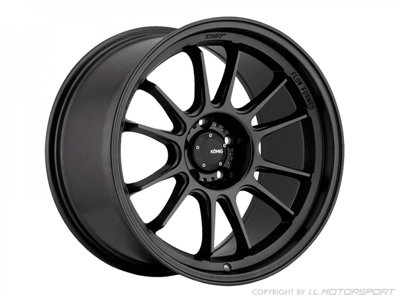König Wheels Hypergram Rim Set Matte Black 15x7.5 ET35