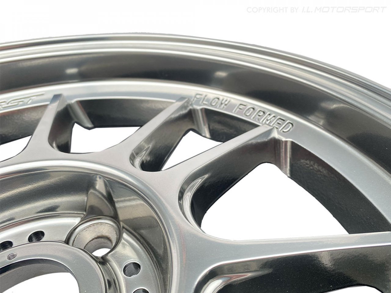 MX-5 King Wheels Hypergram Rim Hyper Chrome 8.0Jx15 ET35