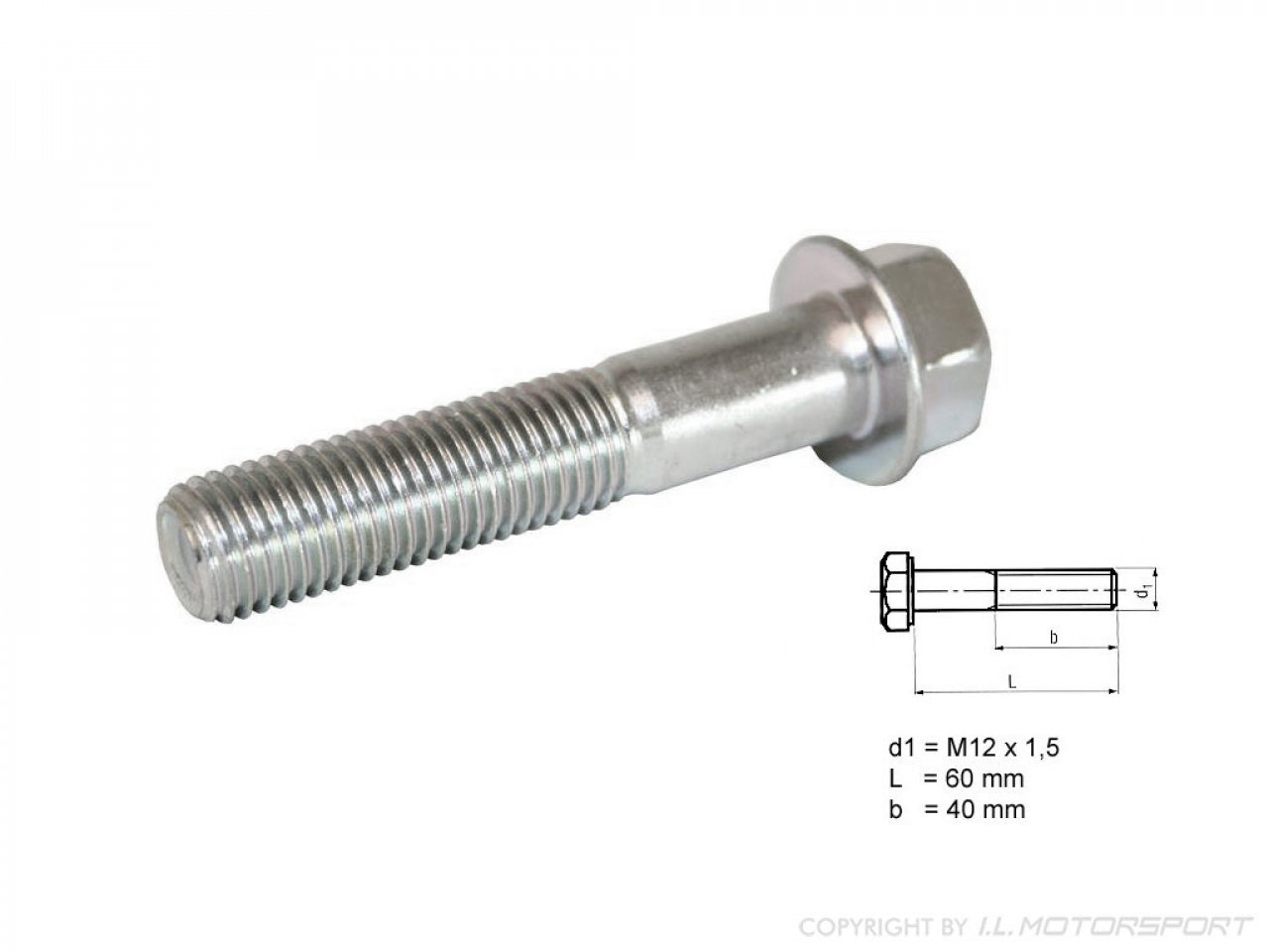 Genuine Mazda Screw M12 x 60 No. 19