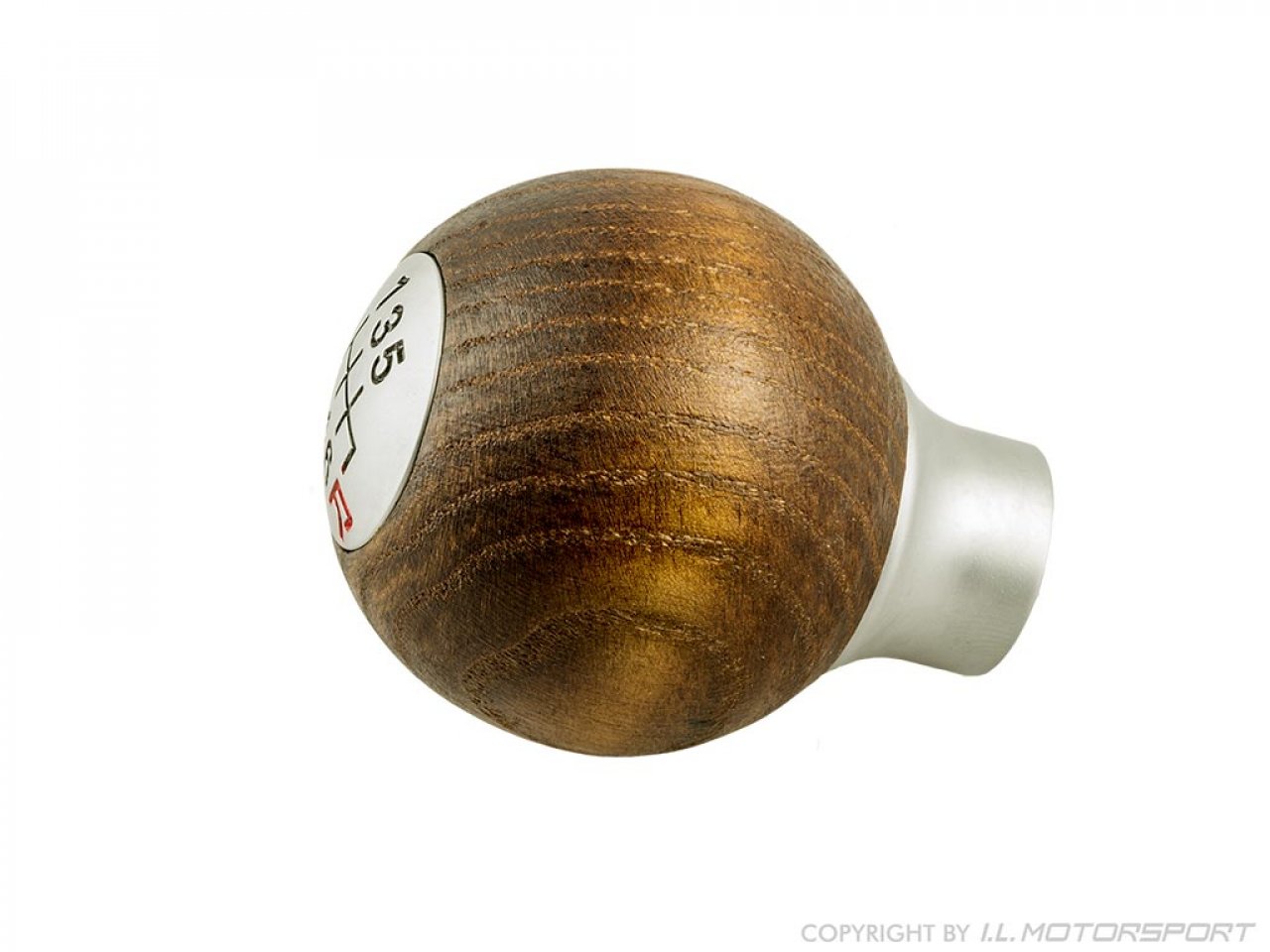 MX-5 IL Motorsport Shift Knob Round Ash 6-Speed, Silver…