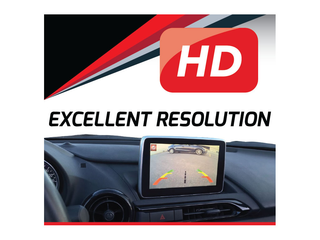 MX-5 Rear View Camera With Reference Lines