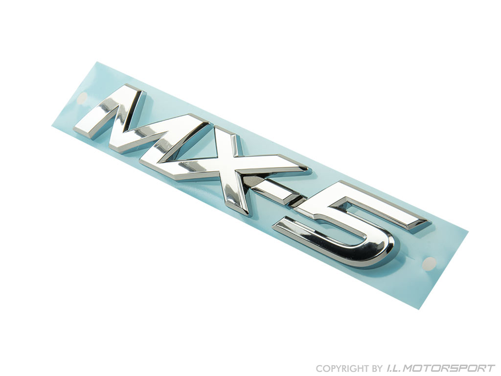 MX-5 Badge "MX-5" Rear Left