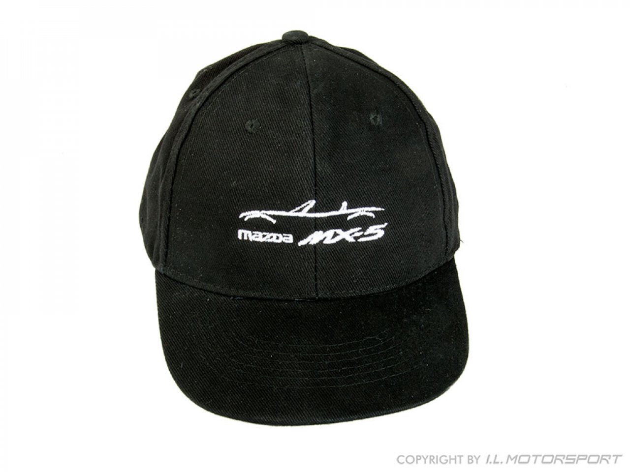 MX-5 Mazda Baseballcap Heavy Twill Cap schwarz "MX-5 weiß"