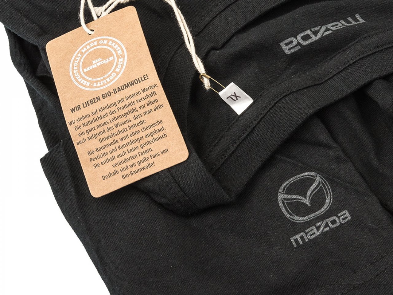 Mazda Men's Basic T-Shirt black L